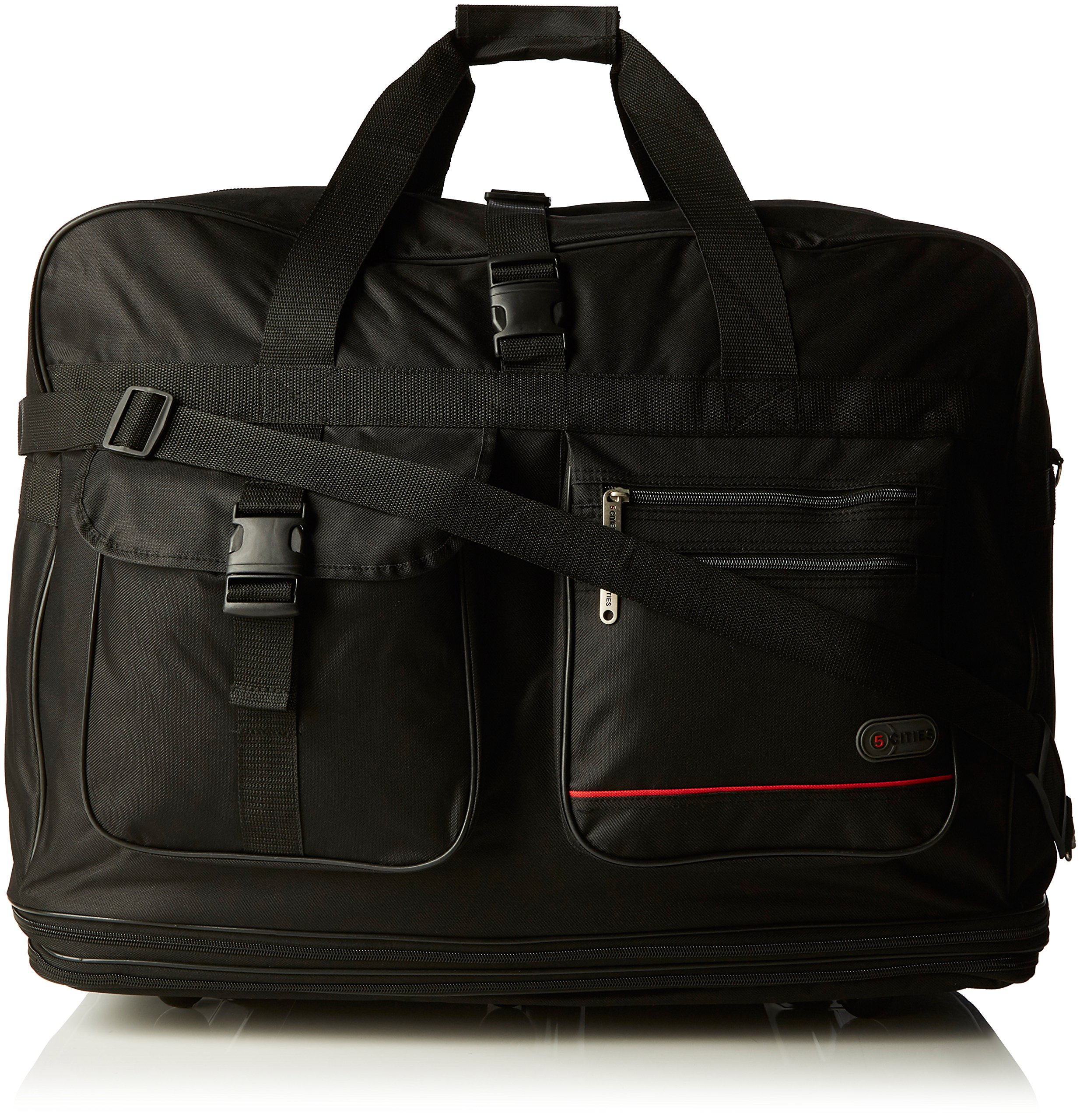 Expanding Shopping Bag Black