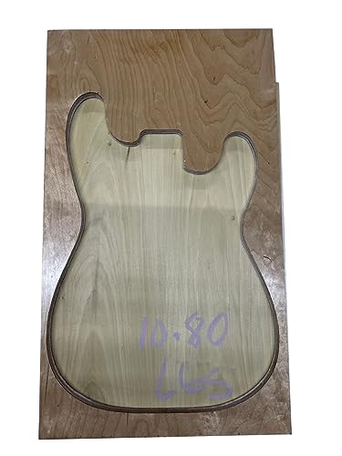 Generic Premium Poplar Guitar Body Blanks 2 Piece Glued - 21 inch x 14 inch x 2 inch