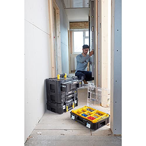 STANLEY FMST1-75761 Tools 175761 FatMax Structural Foam Toolbox with Telescopic Handle, Yellow/Black