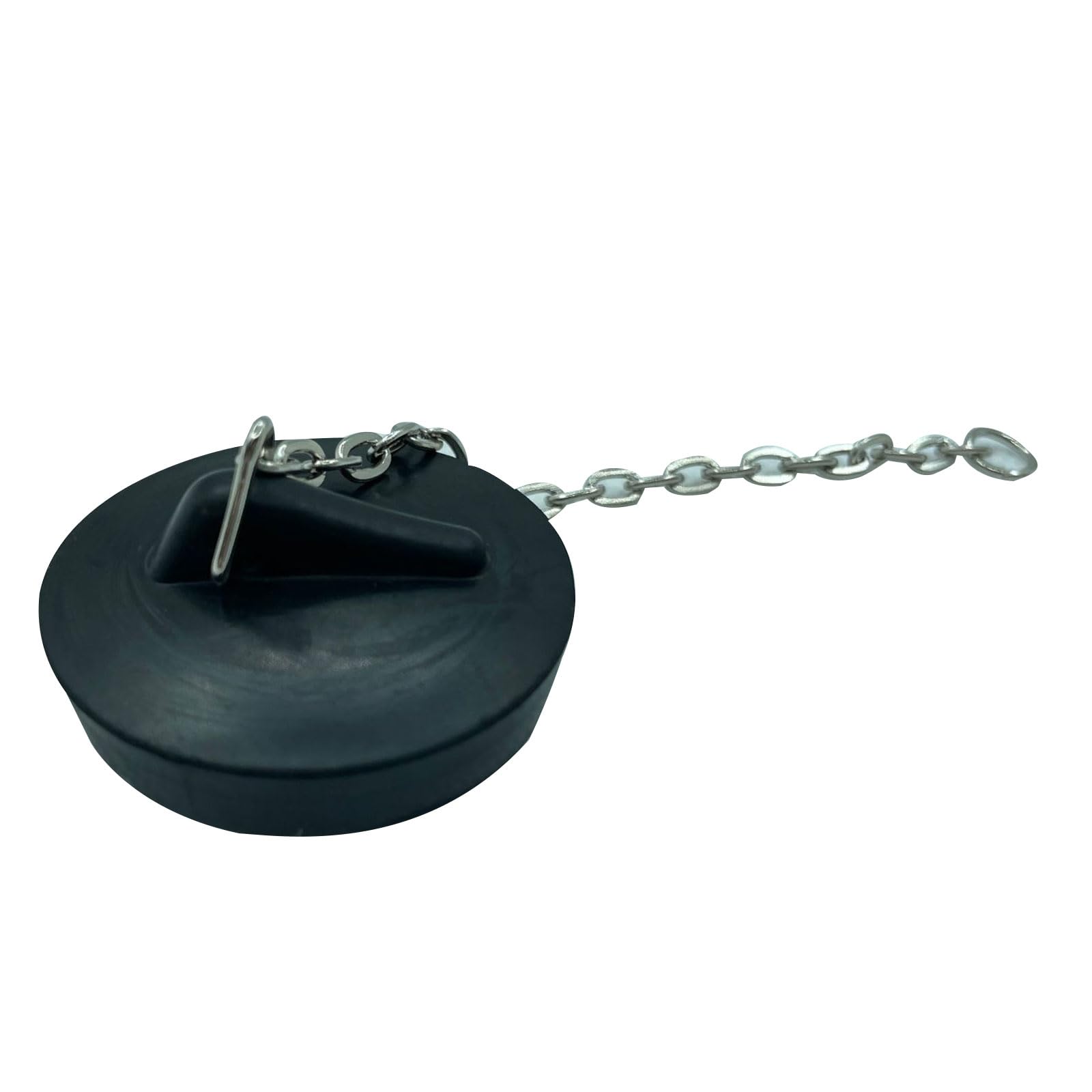 MEELYHOME 40mm Rubber Bath Plug with Chain Convenient Rubber Stopper for Kitchen and Bathroom Sink