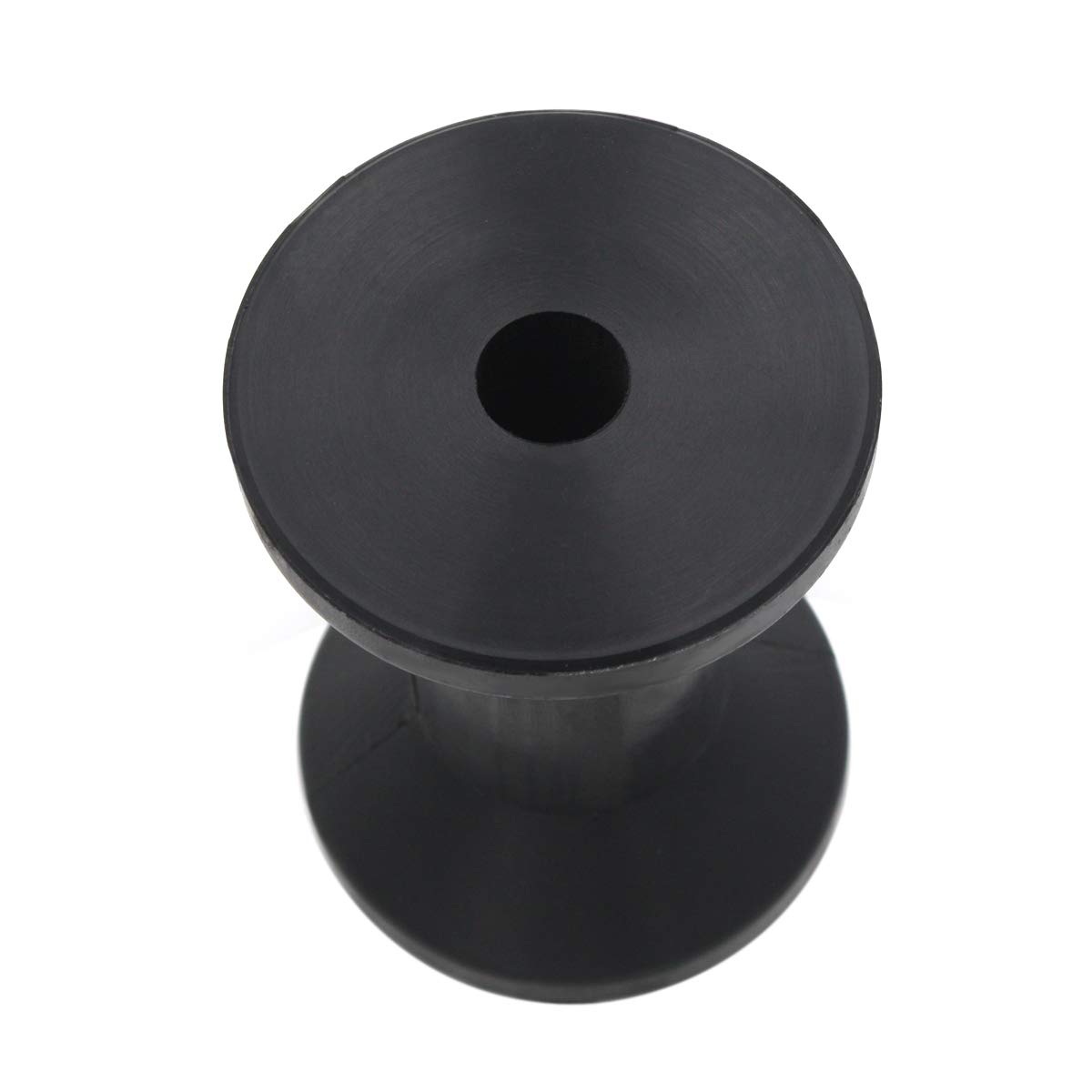 GHmarine 4 Inch Width Boat Trailer Black Molded Rubber Spool Roller - 5/8β Hole