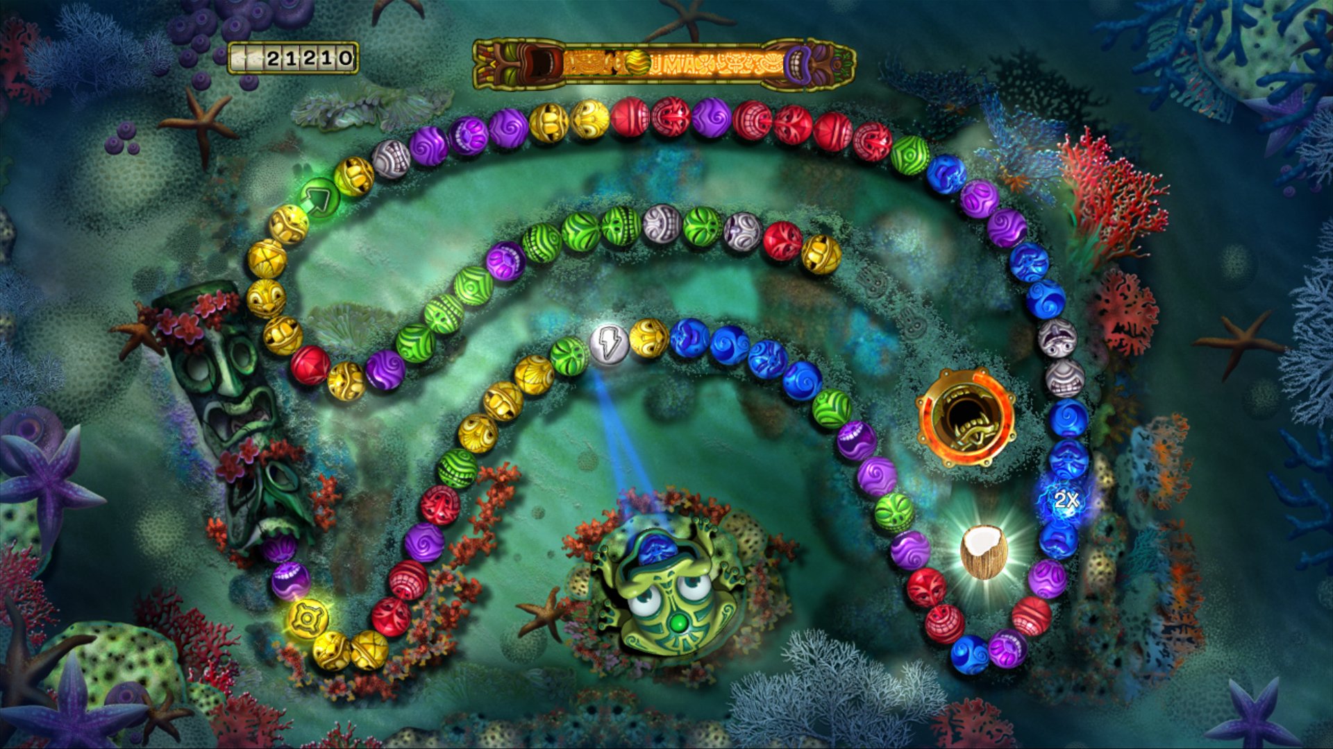Zuma's Revenge! with Bejeweled 3 and Feeding Frenzy 2 - Xbox 360