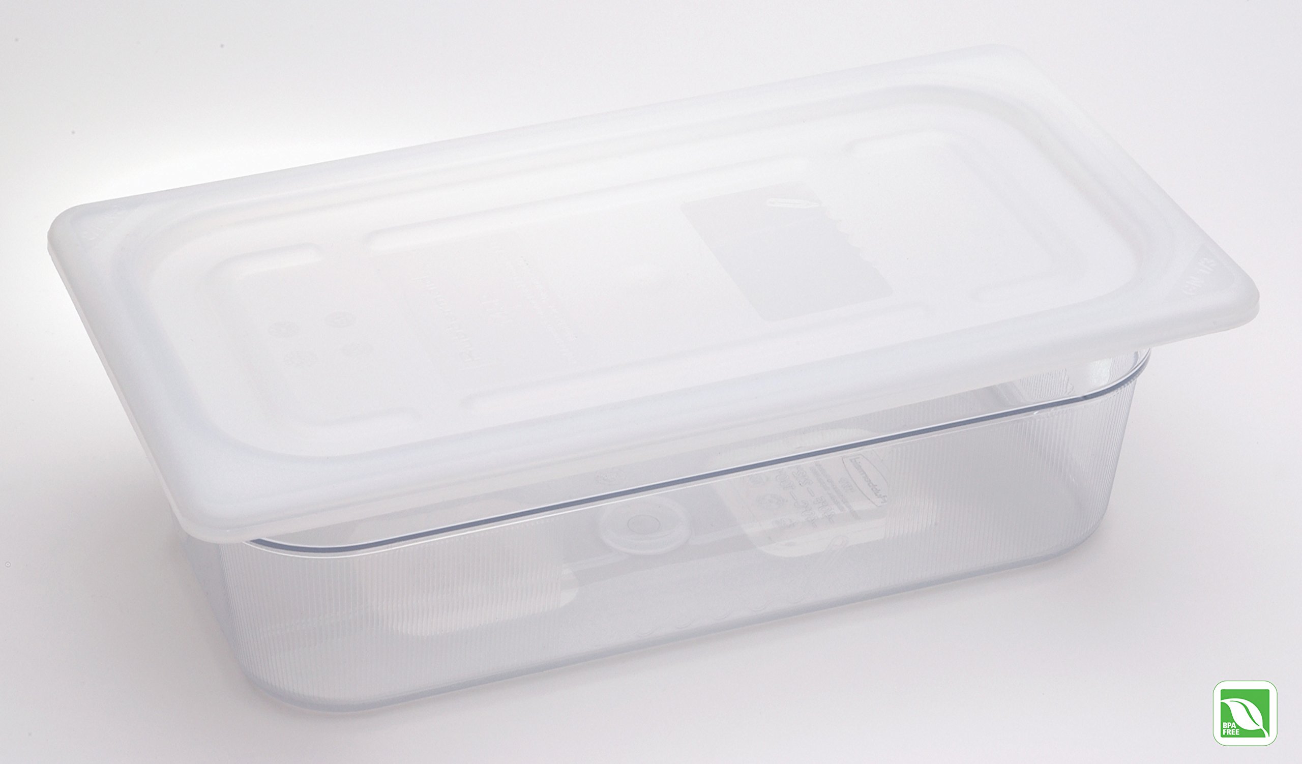 Rubbermaid Commercial Products Cold Food Soft Seal Lid, 1/3 Size, White, for Kitchen Restaurant Use