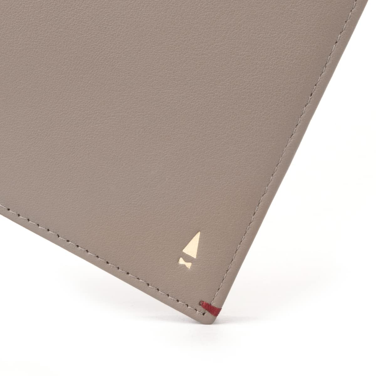Gnome & Bow Gulliver Cash Coin Long Wallet Women Men (100% Genuine USA Nappa Leather/RFID Blocking) (Taupe Grey)