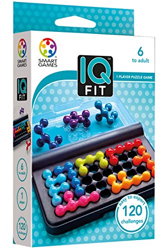 SmartGames IQ Bundles 3D Series: IQ Puzzler Pro & IQ Fit 240 Challenges for Ages 6-Adult