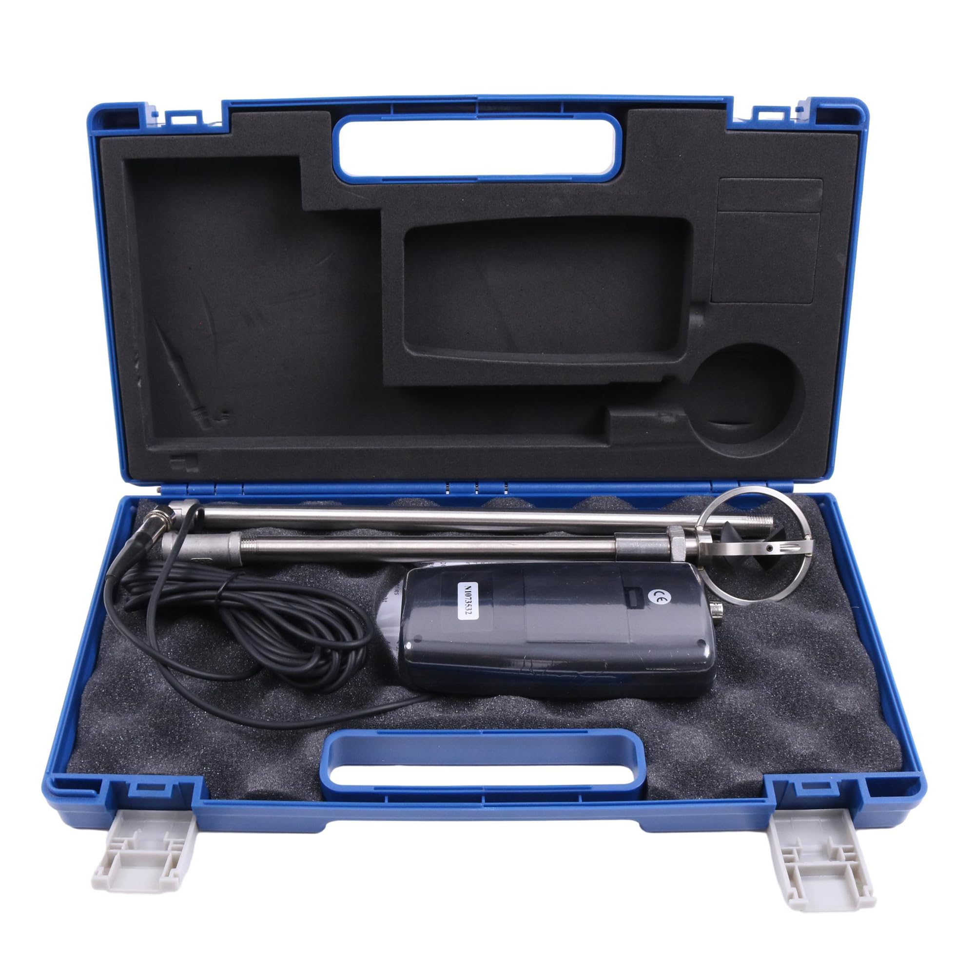HOJILA Digital Water Flowmeter Water Flow Rate Meter FM-100V5 for Open Channels Flow Velocities Measurement, Range 0.01-5.00 m/s…