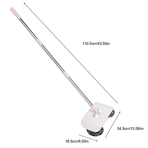 Leftwei Carpet Sweeper, Household Hand Push Sweeper Mini Hand Push Sweeper Mop Carpet Broom Dustpan for Homes Dormitories Apartments Hotels Office Buildings (Pink), LEFTWEI1PYFAZE0GG-12