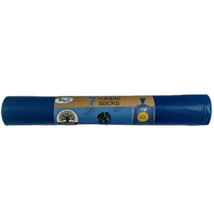 Stalwart B0184 Rubble Sacks 1 pack of 7 bags,Blue