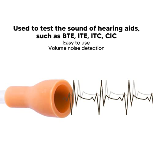 Lightweight binaural Stethoscope for Hearing aids (Red)