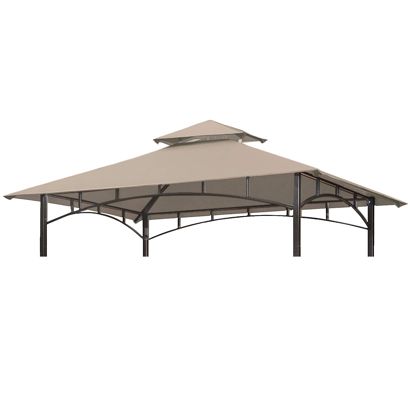 Eurmax USA High Performance Grill Gazebo Canopy Replacement Cover 5x8 BBQ Gazebo Shelter Top(Navy Blue)