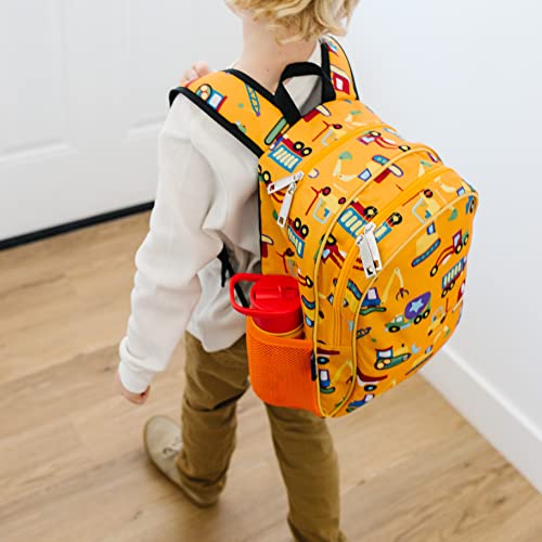 Wildkin 15-Inch Kids Backpack for Boys & Girls, Perfect for Early Elementary, Backpack for Kids Features Padded Back & Adjustable Strap, Ideal for School & Travel Backpacks (Under Construction)