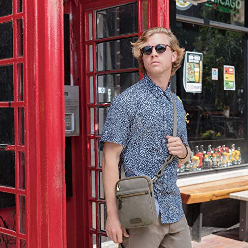 Travelon: Anti-Theft Courier Small N/s Slim Travel Bag - Navy