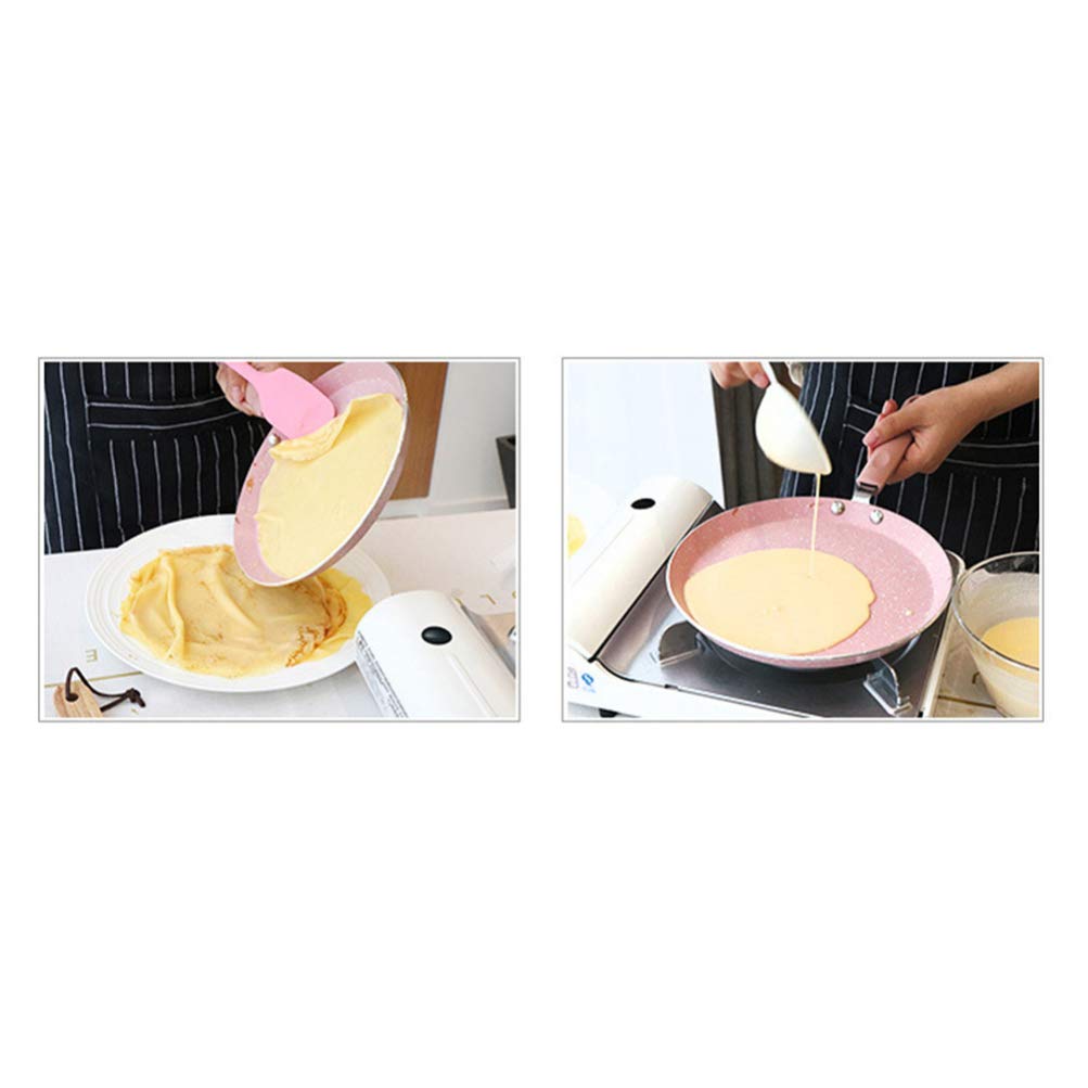 Hemoton Frying Pan Aluminum Non-Stick Pan No Stick Pan Crepe Pan Tortillas Pan Metal Pans Mini Nonstick Pan Nonstick Skillet Non Stick Pan Kitchen Gadget Pancake Skillet Pizza Plate Egg
