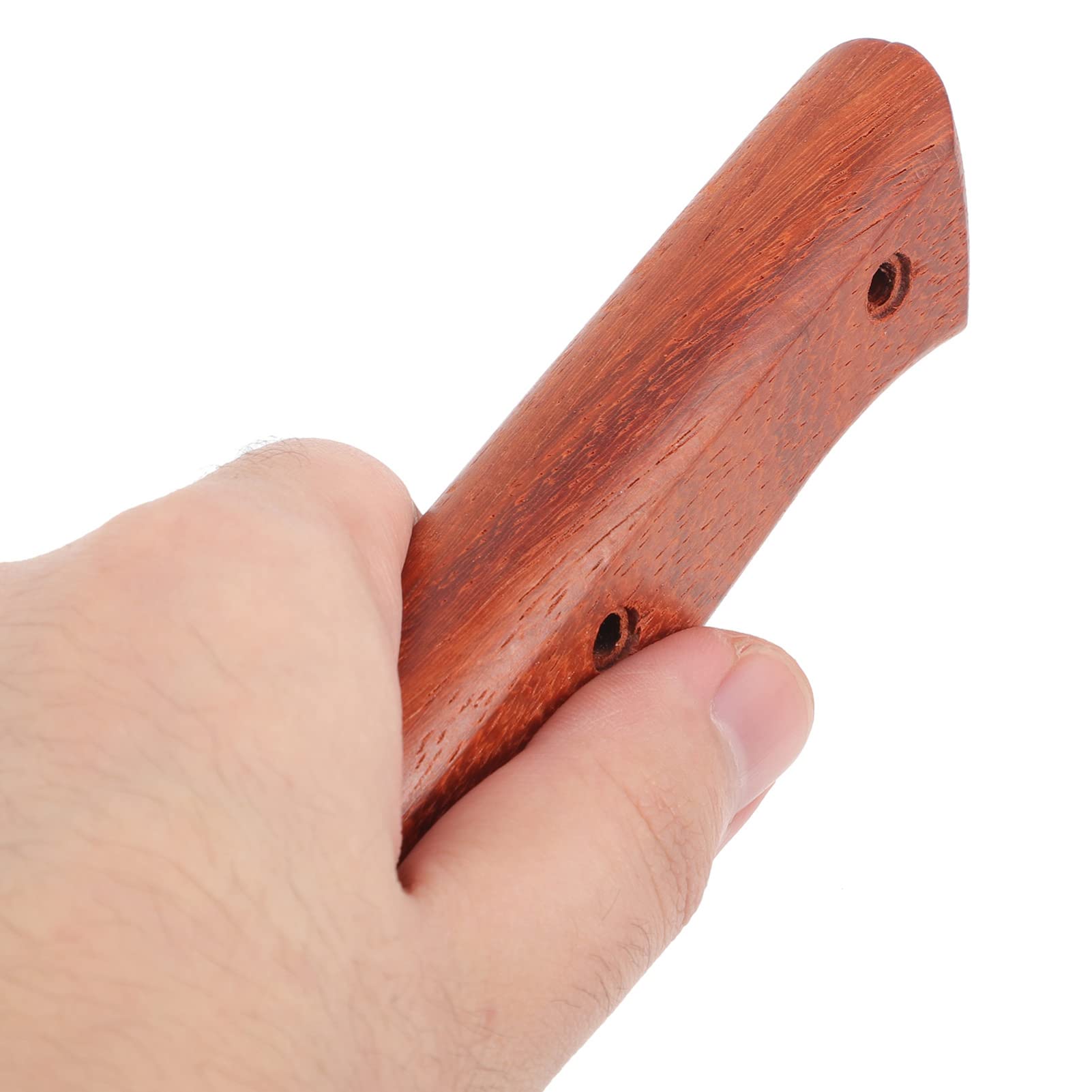 Hemoton Japanese Accessories Kitchen Knife Handle Replacement Ergonomic Cutter Grip Wood Knife Scales DIY Knife Repair Part Knife Making Accessory Knife Making Supplies