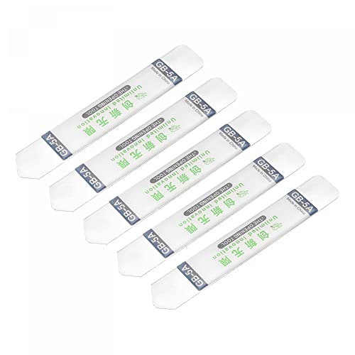 MECCANIXITY Pry Opening Repair Tools Metal Spudger 5pcs for Mobile Phone PC Tablet Laptop LCD Screen Smart Phone Repair 120x20mm