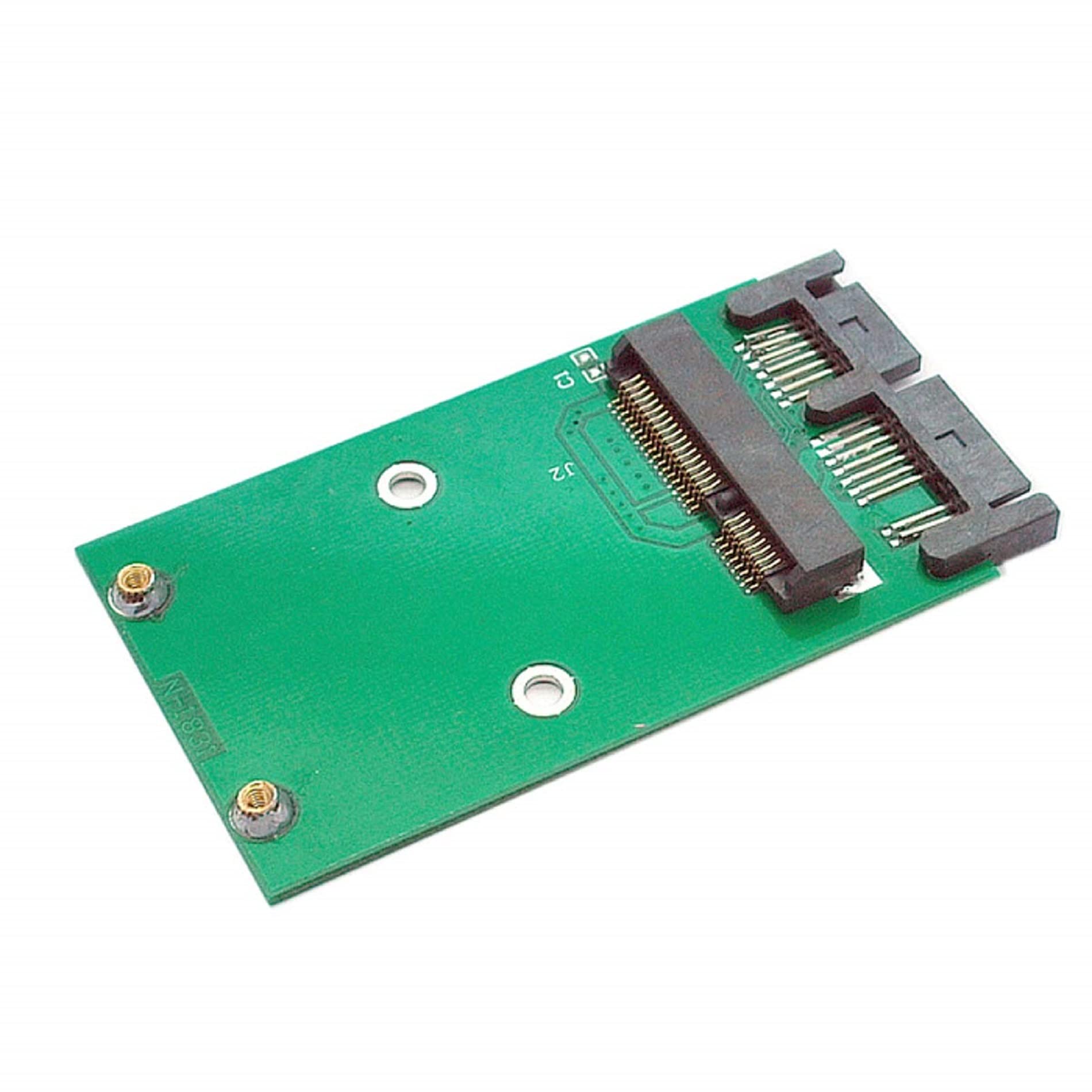 TOPSUKE mSATA Mini PCI-E SSD to 1.8inch microSATA 7+9 16pin Convert Adapter Add on Cards PCBA for SSD Hard Disk