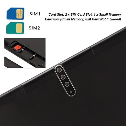 Luqeeg 10.1in Tablet - 1GB RAM 16GB Storage, 8 Quad Core IPS HD Touchscreen Tablet Tablet Electronics with Dual SIM and Triple Cameras 3G Phone Tablet PC HD Tablet, 6000mAh Battery (US)