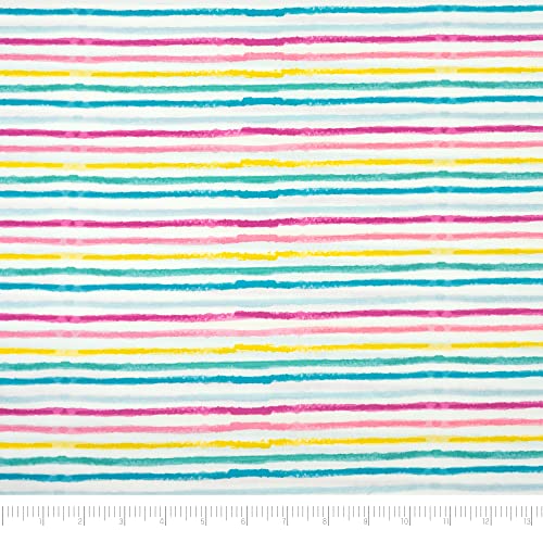 Singer Fabrics, 100% Cotton, Multi Stripe, Precut, 2 Yard pre Cut