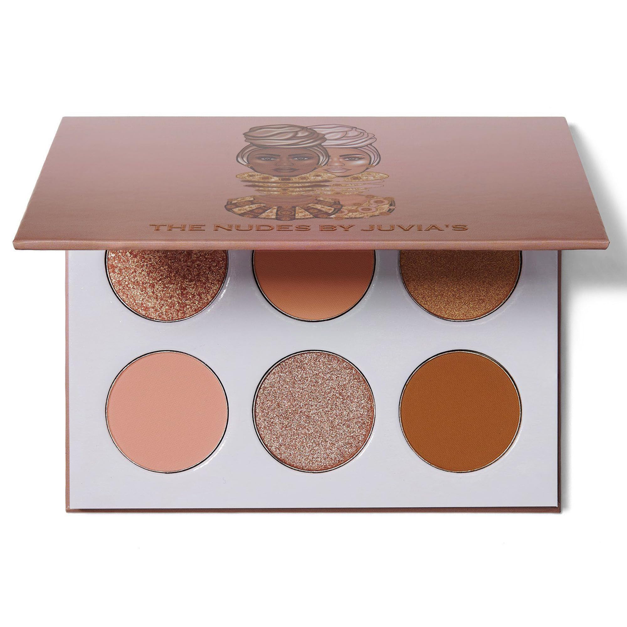 Juvia's Place The Nudes - Blue, Eyeshadow Palette, Professional Eye Makeup, Pigmented Eyeshadow Palette, Makeup Palette for Eye Color & Shine, Pressed Eyeshadow Cosmetics