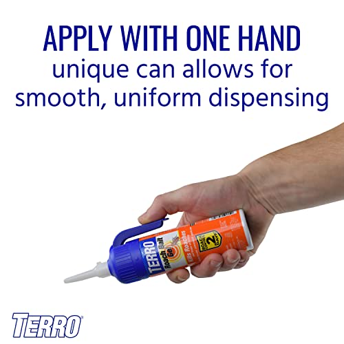 TERRO T502 Ready-to-Use Indoor Roach Bait Roach Gel Killer - Kills German, American, and Oriental Roaches β 3 oz