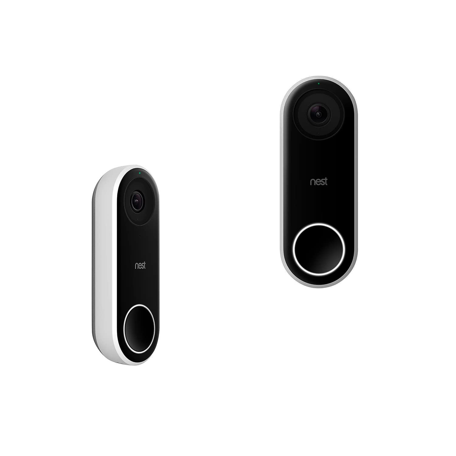 Google Nest (Wired) Wi-Fi Video Doorbell with Audio Speaker and Power Adapter Bundle