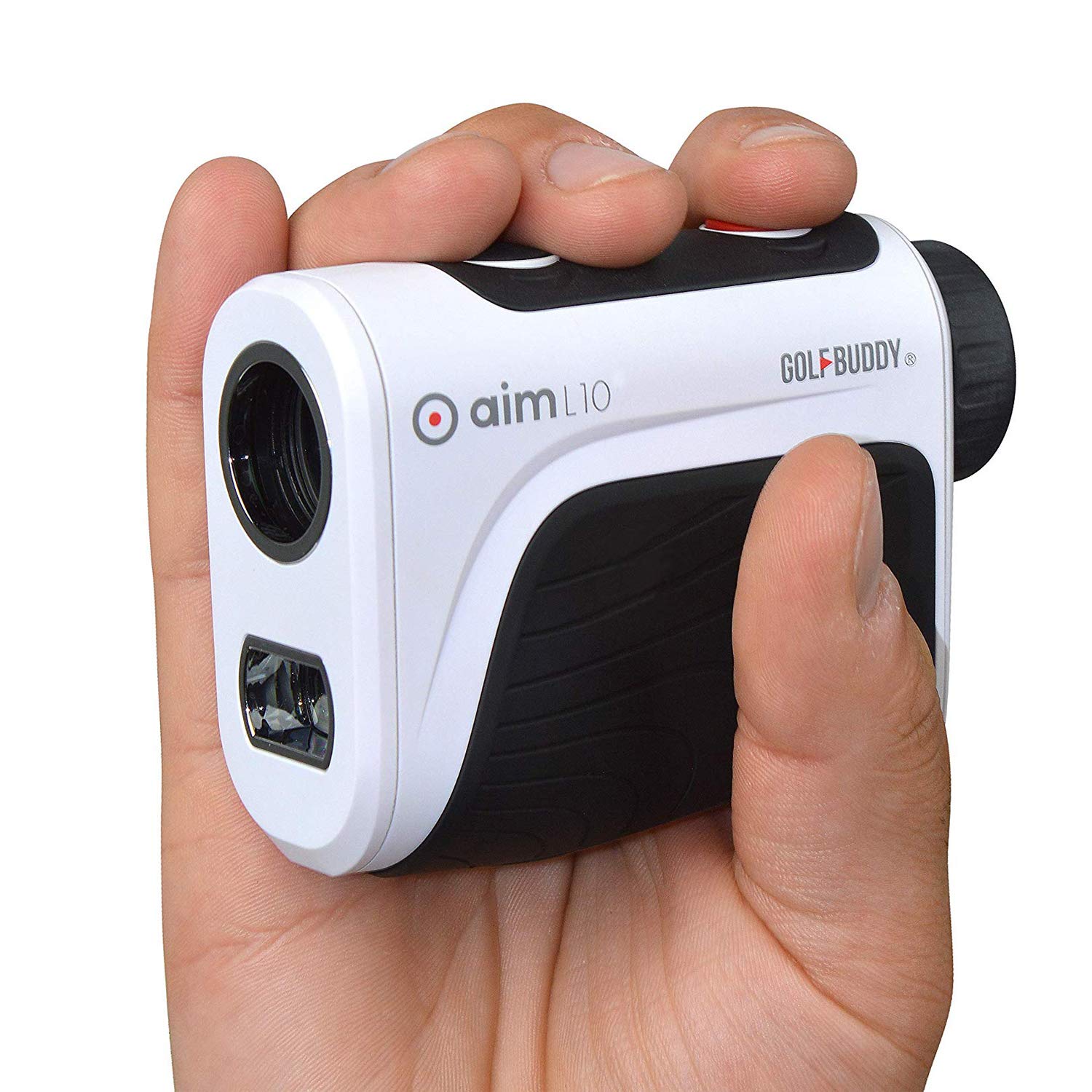 GOLFBUDDY Aim L11 Golf Laser Rangefinder, Slope Compensation, Ergonomic, Light Weight, Sporty Design, Slope-Adjusted Distance, Vibration Alert, 3 Targeting Mode, 6X Bright Magnification, Hard Case