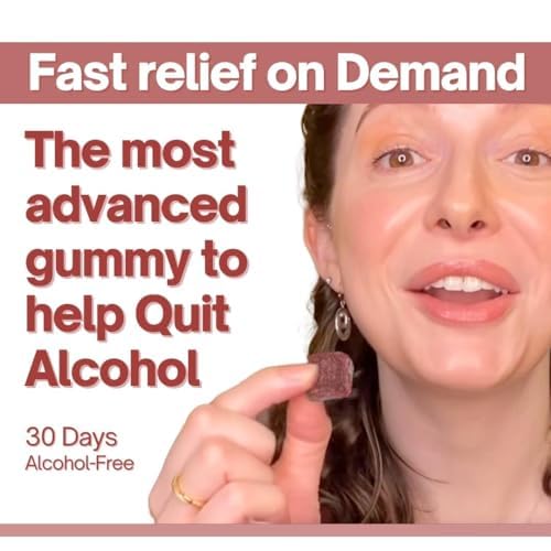 Drop The Craving Quit Drinking Alcohol Aid | 100% Drug-Free, Natural, Works Fast, Support Gummies to Help Less Cravings, Suppress Triggers, Before, During & After Quitting, 12 Pack