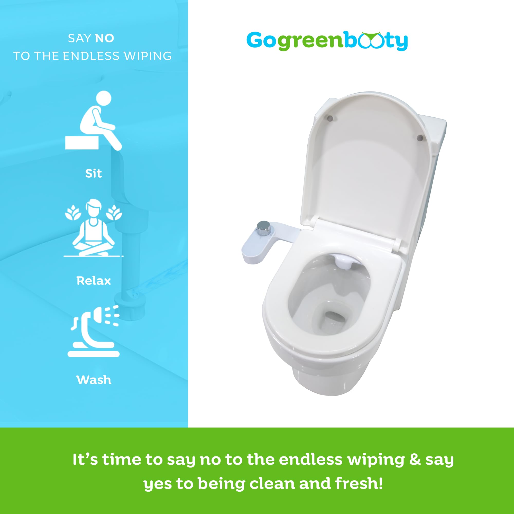 Pro Bidet. Say no to The Endless Wiping. Upgraded Includes All You Need. Ships from a Small USA Business