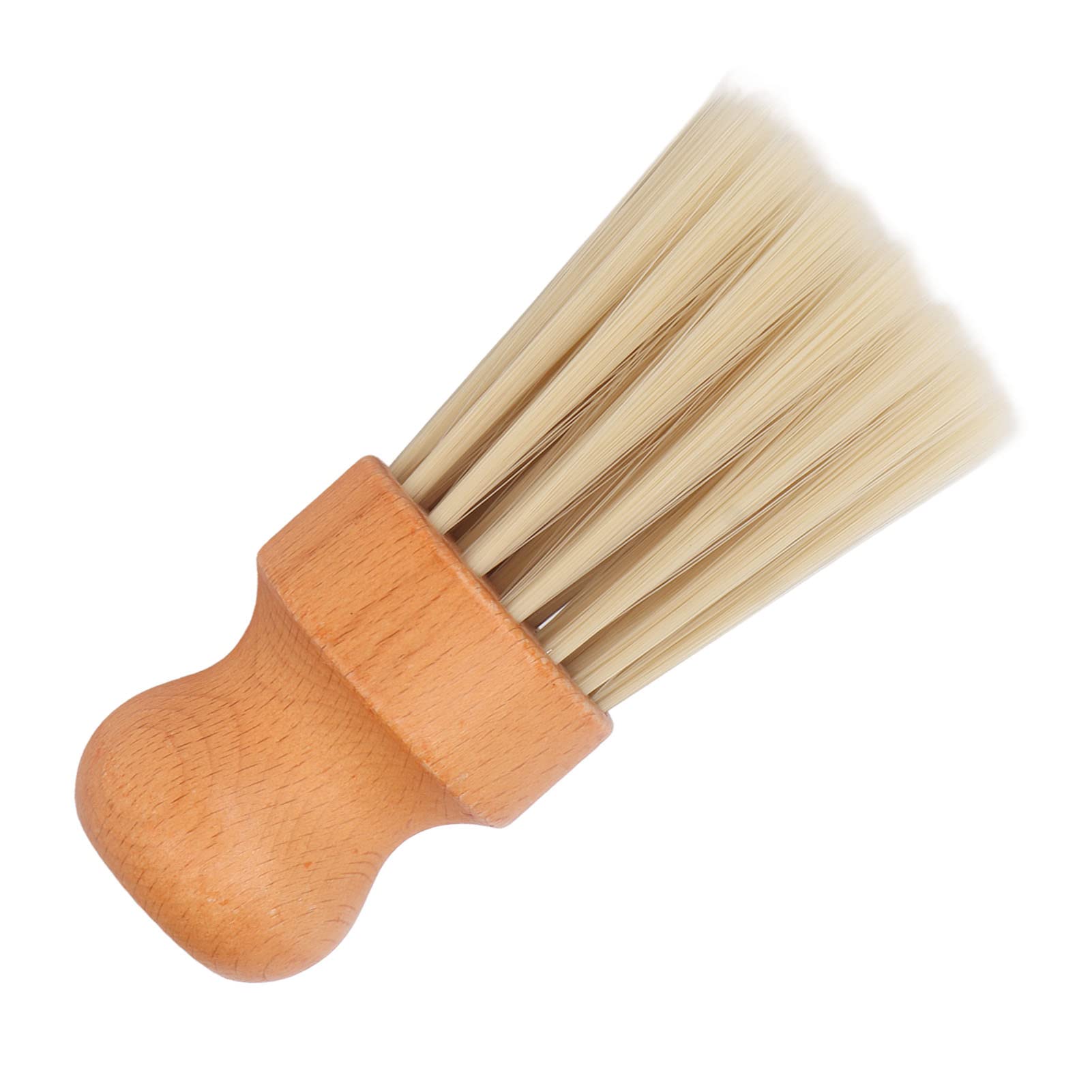Men Shaving Brush, Practical Design Portable Compact Soft Bristles Durable Wearable Shaving Brush Wooden Handle for Dormitory
