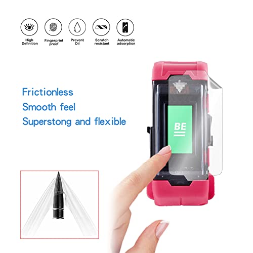 MIHENCE Compatible for Bandai Vital Bracelet BE Screen Protector, HD Premium Real Screen Protector for Vital Bracelet BE [ 3PCS ] [ TPU ]