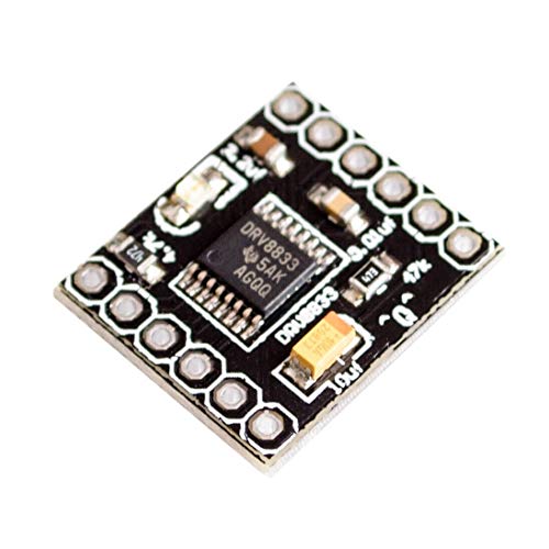 Mengmen 1PCS DRV8833 2Channel DC Motor Driver Module Board 1.5A 3V-10V (Color : Black)