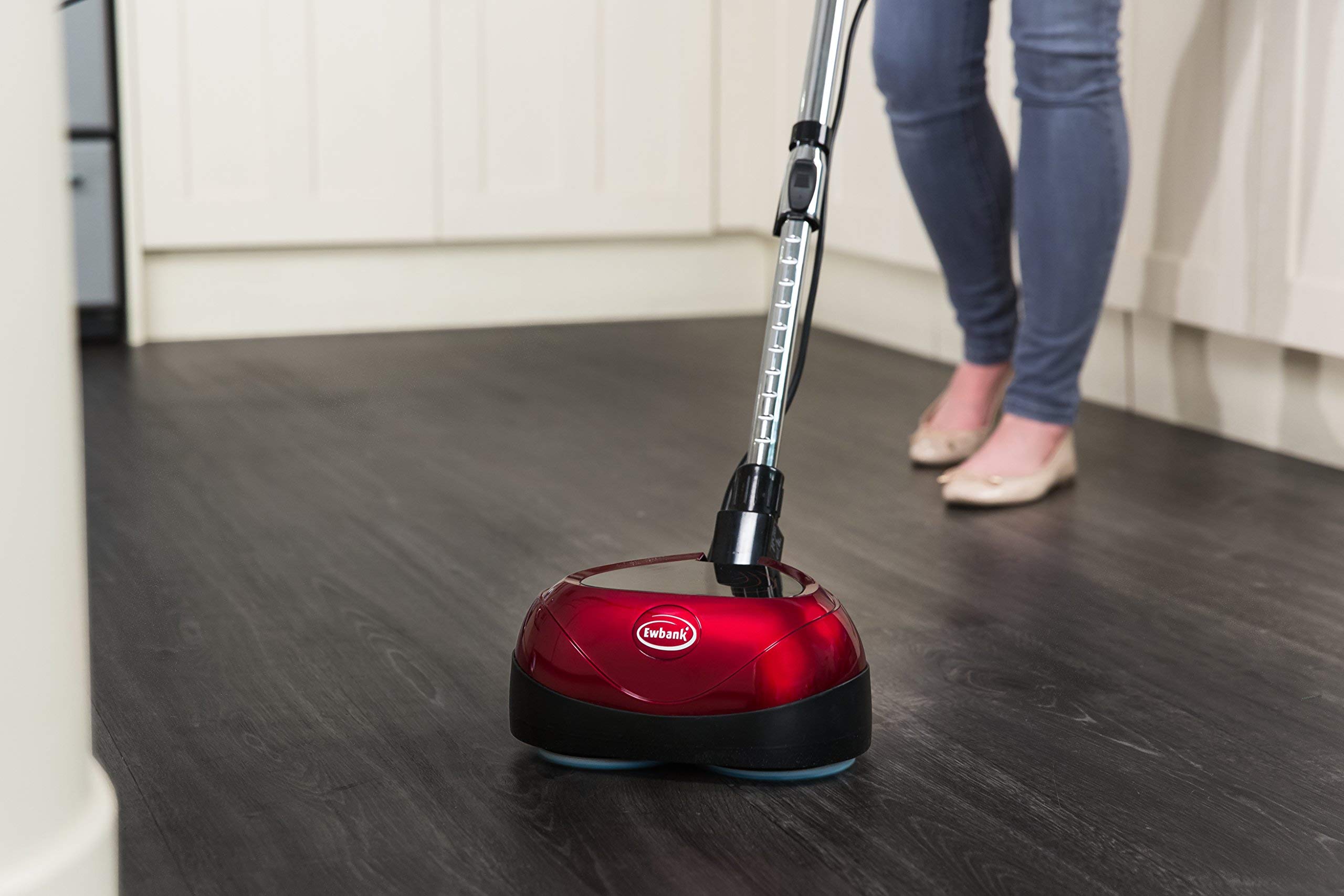 Ewbank Multi-Use Floor Cleans, Scrubs, Polishes, Red (Renewed)