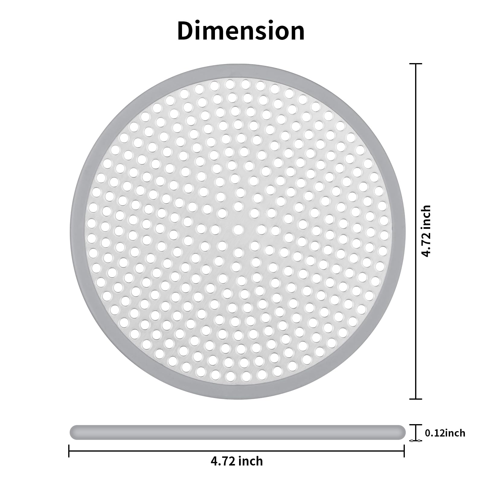 Ohtomber 2PCS Bathtub Drain Strainer and Shower Drain Hair Catcher