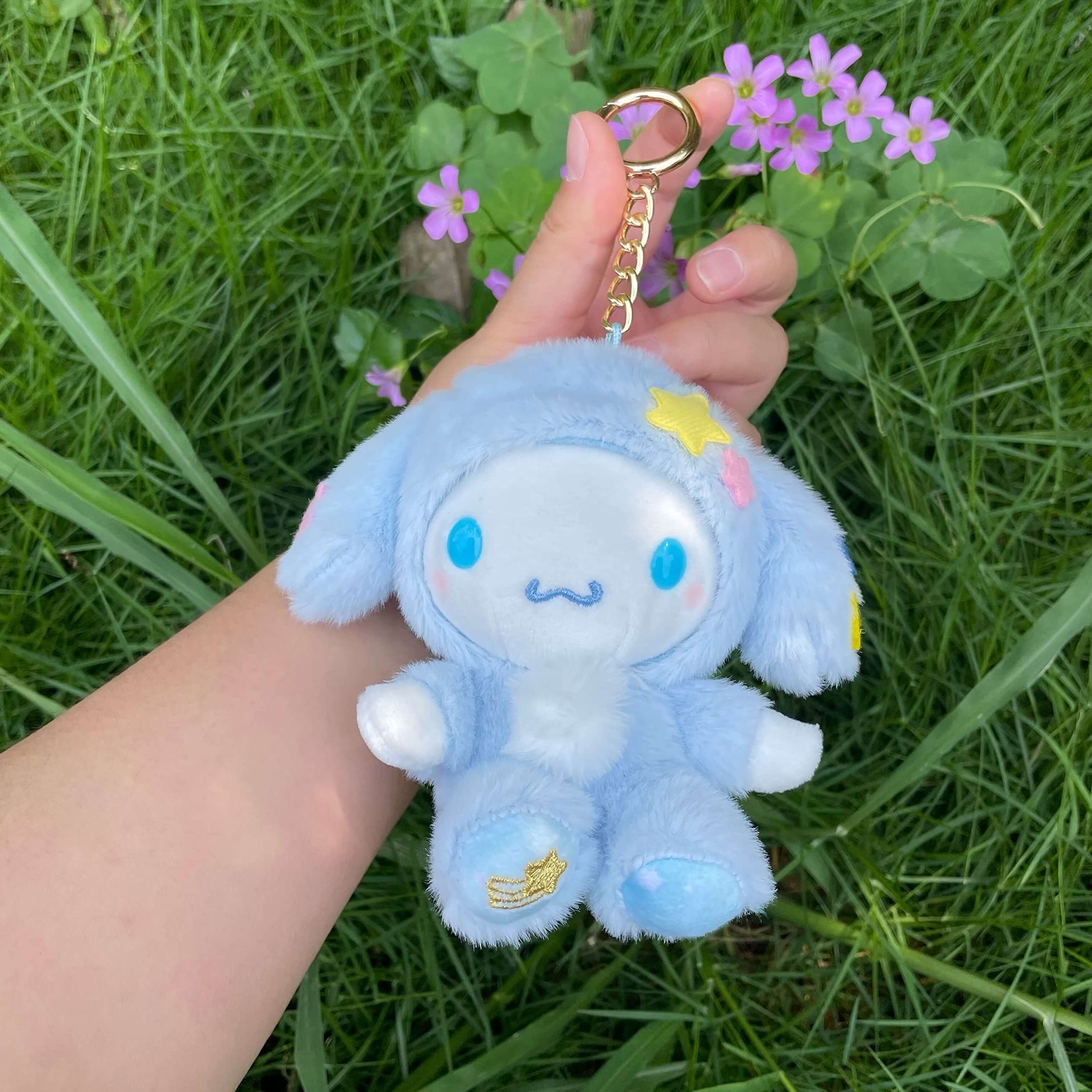 Kabosen 5in Cinnamoroll Plush Keychain, Cute Anime Doll, My Melody Cinnamon Pendant, Ideal Girls Gift