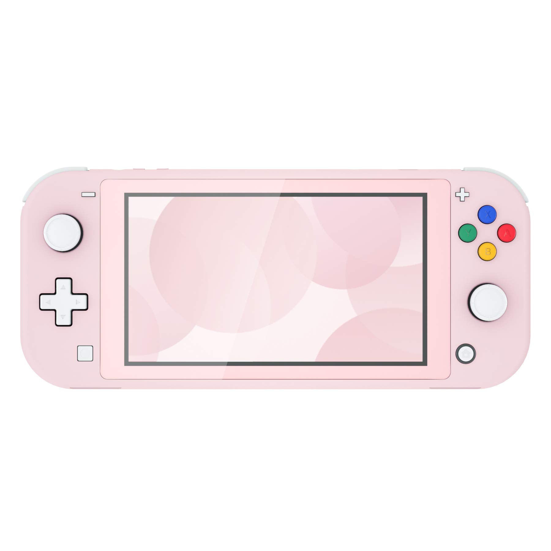 eXtremeRate Cherry Blossoms Pink DIY Replacement Shell for Nintendo Switch Lite, NSL Handheld Controller Housing with Screen Protector, Custom Cover for Nintendo Switch Lite [Console NOT Included]