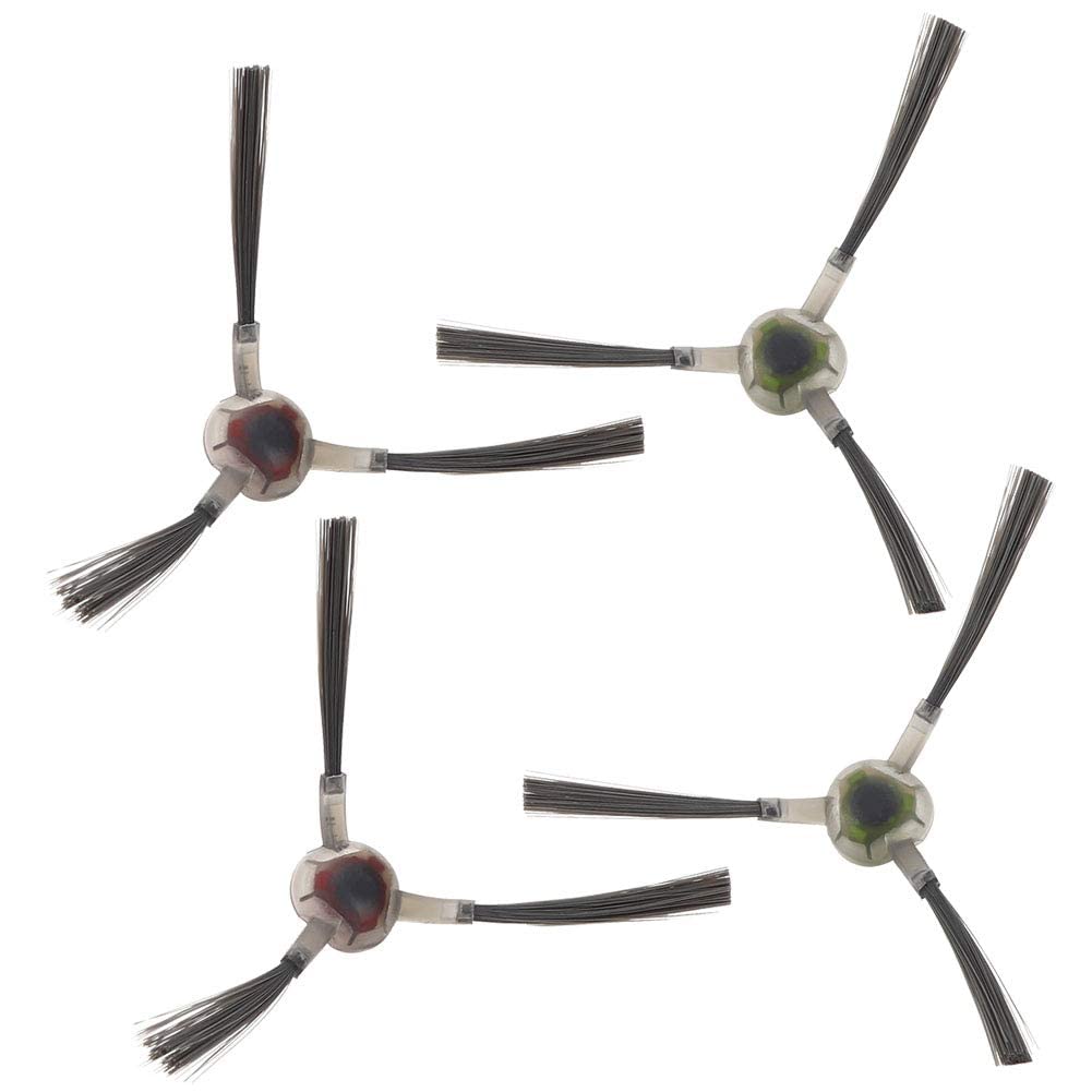 Fdit 4PCS Side Brushes Replacement Vacuum Cleaner Replenishment Sweeping Brush Fit for Ecovacs Deebot DE55 DE6G DD33 DJ35 Robotic Vacuum Cleaner