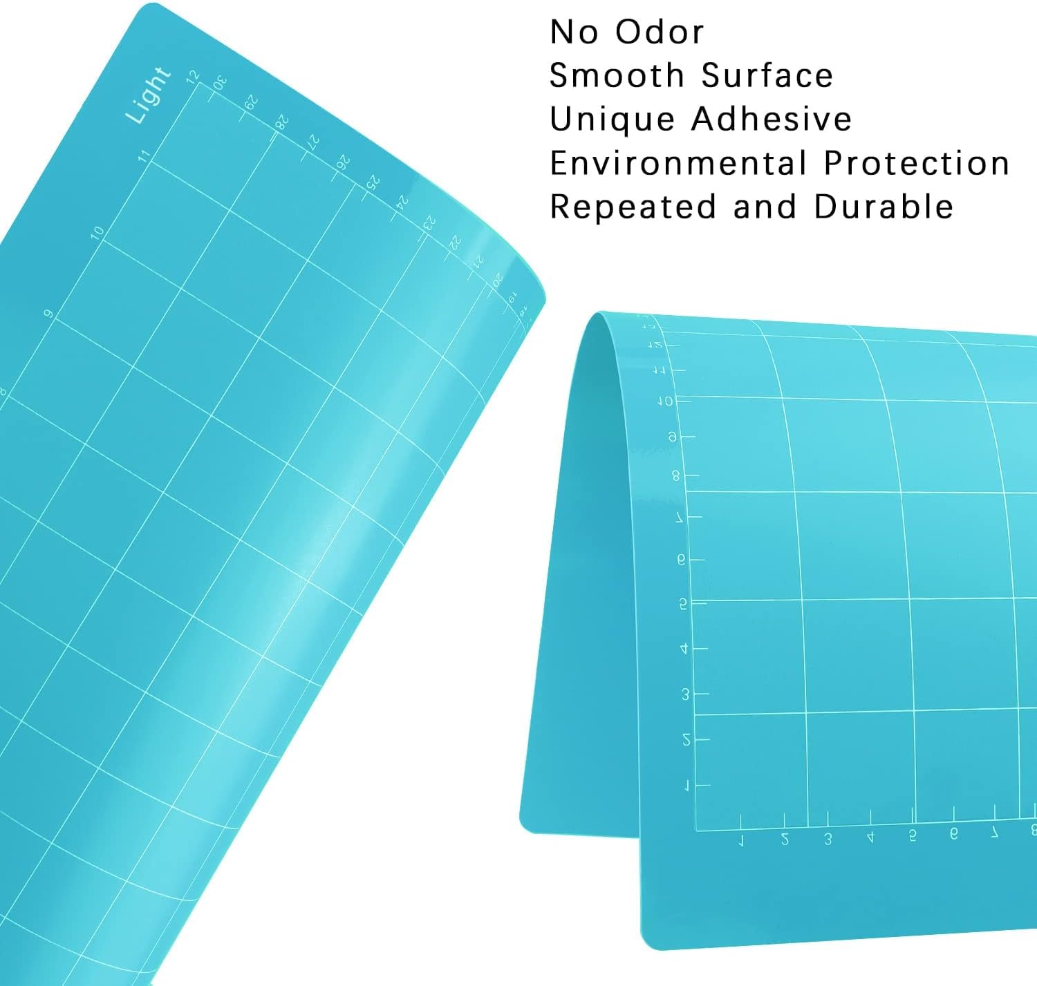 Gwybkq Cutting Mats 12x12 for Cricut Explore One/Air/Air 2/Maker 3/Maker 4 Pack Adhesive Sticky Non-Slip Durable Mat Replacement Accessories (Standard,Light,Strong,Fabric) for Supply, Scrapbock