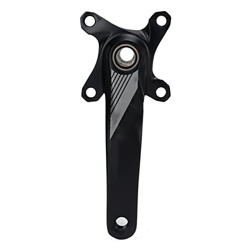 Kadimendium Mountain Bike Crank Arm Set, 8 to 12 Speed Crank Arm Set High Accuracy Anodic Oxidation for Road Bicycle