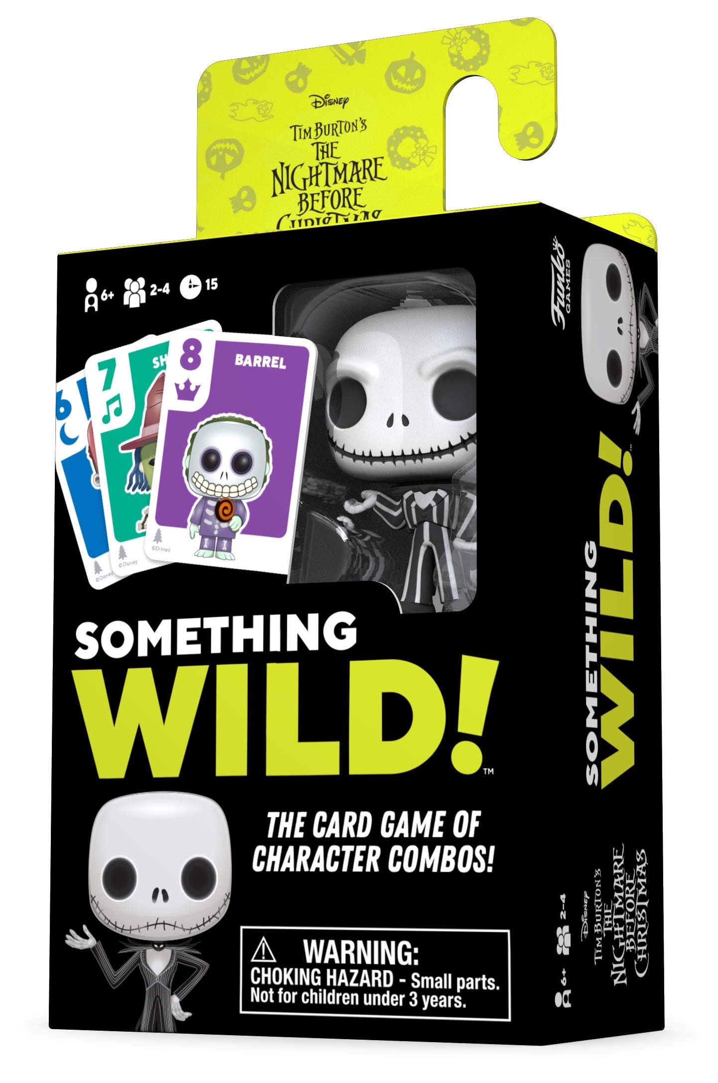 Funko Something Wild! Disney The Nightmare Before Christmas with Jack Skellington Pocket Pop! Card Game for 2-4 Players Ages 6 and Up