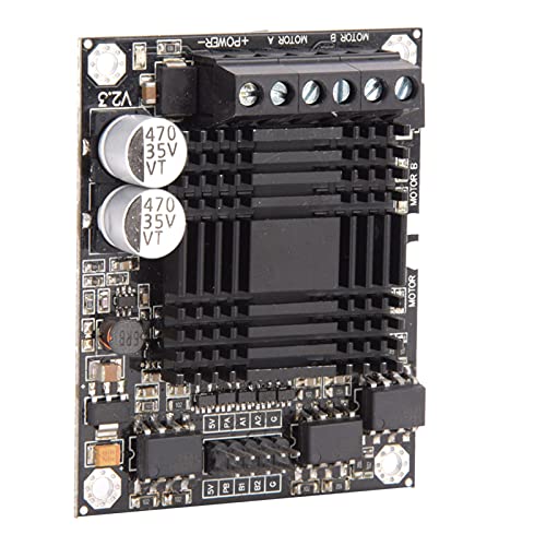 Motor Driver Module, Motor Control Driver Module Double Channel Stable for Car Competition