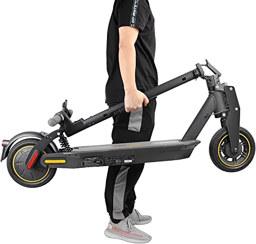 YBang Rear Suspension Kit with Mudguard and LED Taillight for Segway Ninebot Max G30 Electric Scooter Shockproof Vibration Damper Accessories (Black)