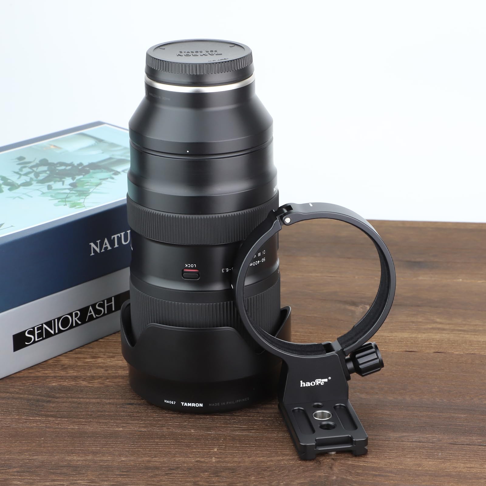 Haoge LMR-TL540 Lens Collar for Tamron 50-400mm A067,100-400mm f/4.5-6.3 Di VC USD A035 Lens Built-in Arca Type Quick Release Plate Replace Tamron A035TM