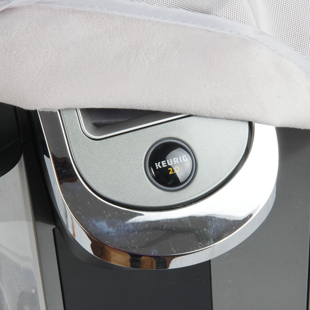 Hermitshell Dust Proof Cover with Soft Velvet Lining for Keurig K500 Coffee Maker Single Serve 2.0 Brewing System (Gray)