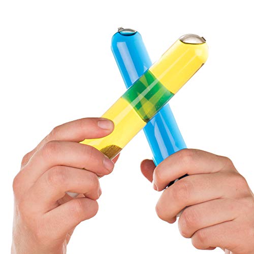 Steve Spangler's Large Plastic Test Tubes with Caps, Test Tubes for Kids, 15 Pack