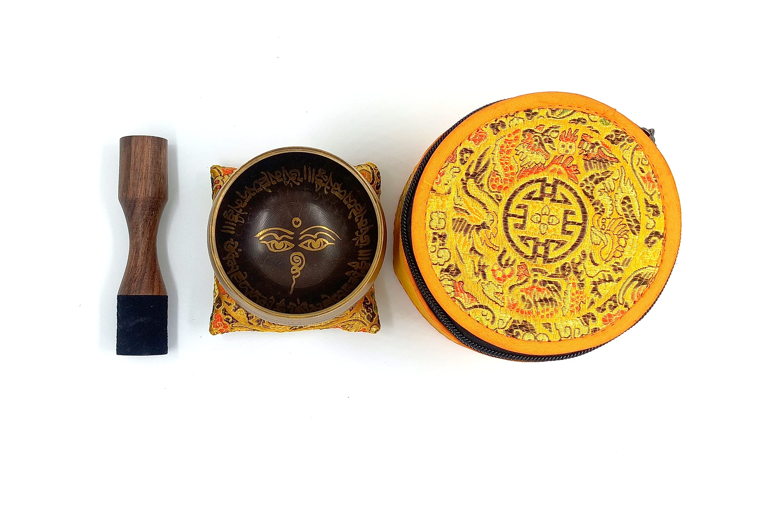 DivineCrafts Tibetan Singing Bowl for Mindfulness, Meditation and Healing Premium Quality RC002 0