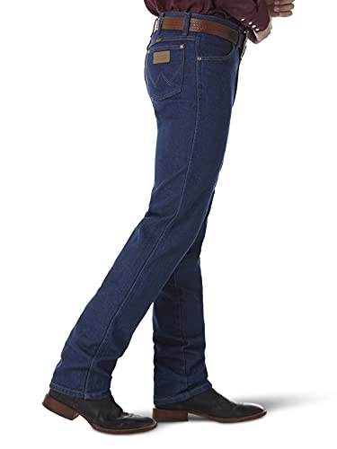 Wrangler mens 0936 Cowboy Cut Slim Fit jeans, Prewashed Indigo, 32W x 32L US
