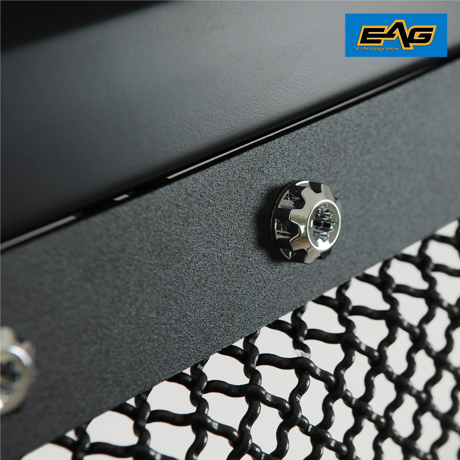 EAG Rivet Stainless Steel Wire Mesh Grille Fit for 2010-2012 Ram 2500/3500