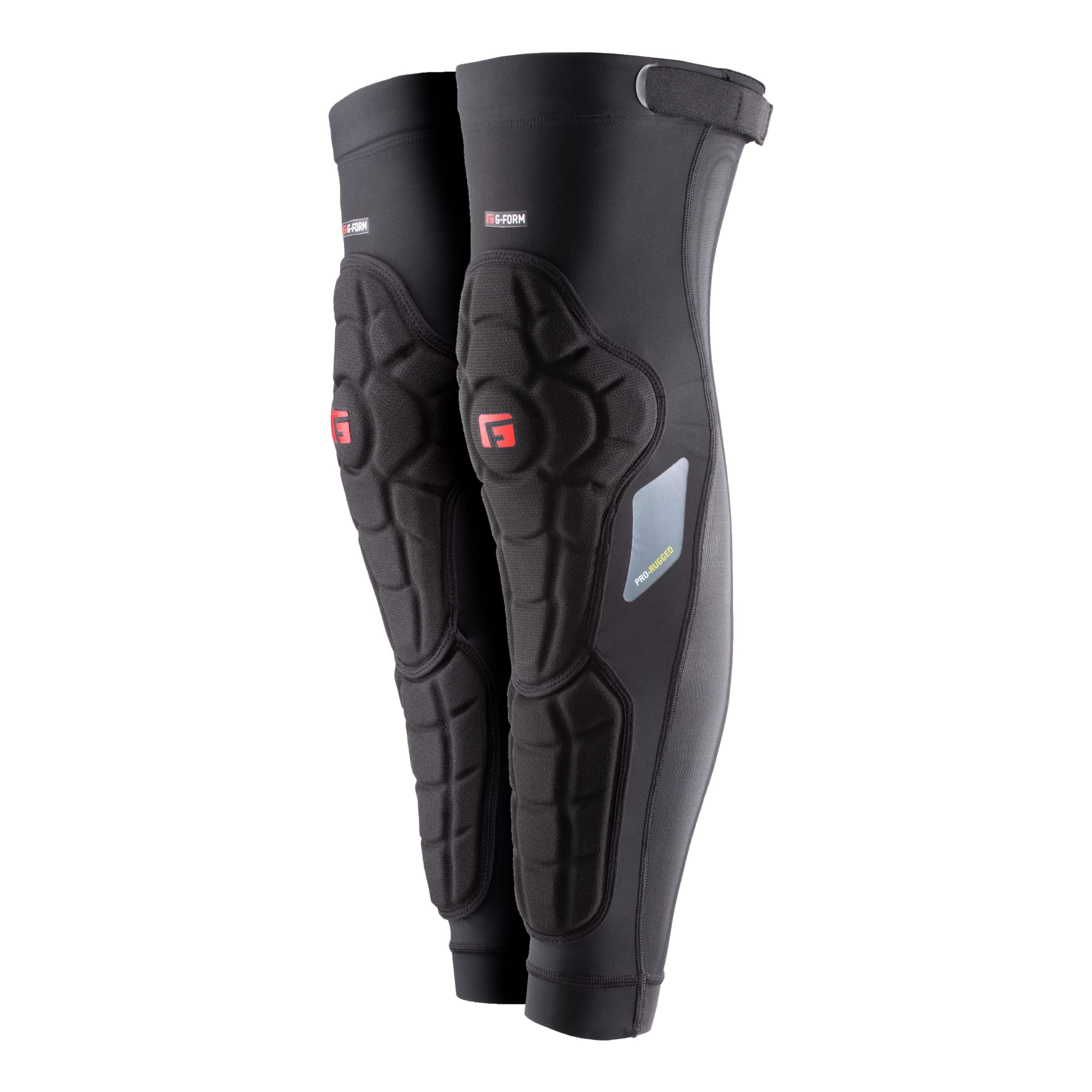 G-Form Pro-Rugged MTB Knee-Shin Guards - Knee Support for Women and Men - Black, Adult Large