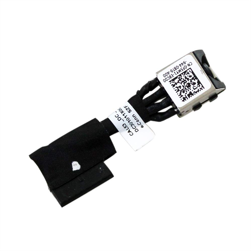 GinTai DC Power Jack Harness Cable Socket Plug Port Replacement for Dell Gaming 15 G3 G5 3579 P75F 3779 P35E F5MY1 0F5MY1 CAL53 DC301011X00 DC301011W00