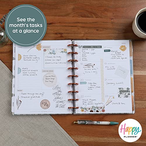 Happy Planner 18 Month Classic Planner Sticker Pack Bundle – Bright Travels - Classic Sized Planner (7” x 9.75”) July 2023 – Dec 2024 & 30 Sheet Sticker Book, 580 Stickers Total
